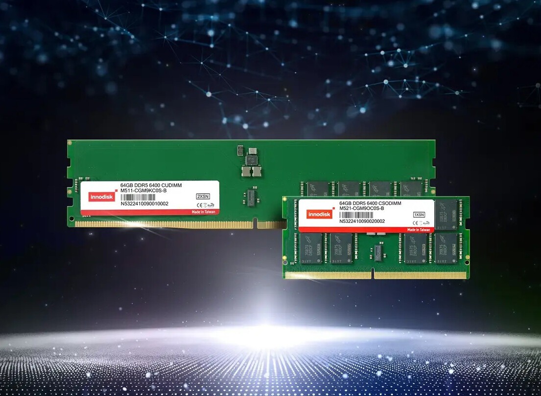 Innodisk 推出 DDR5 6400 64GB CUDIMM 和 CSODIMM 内存模块 · Kontronn Asia Design ...