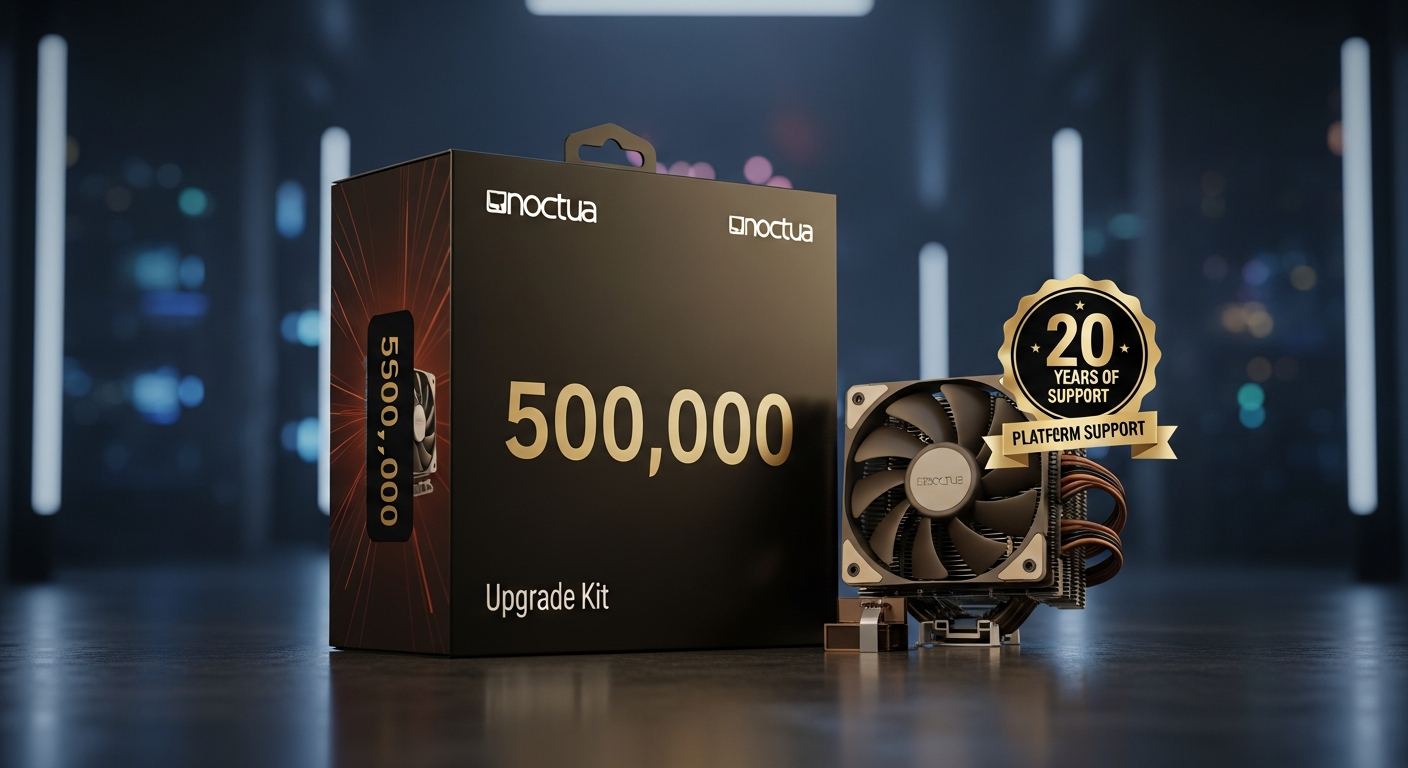 Noctua Ships 500,000th Cooler Upgrade Kit, Marking 20 Years of Platform ...
