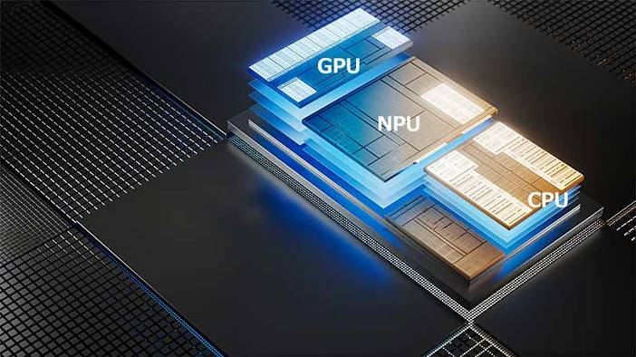 World’s First: NPU + GPU + CPU Trinity AI Acceleration · KAD