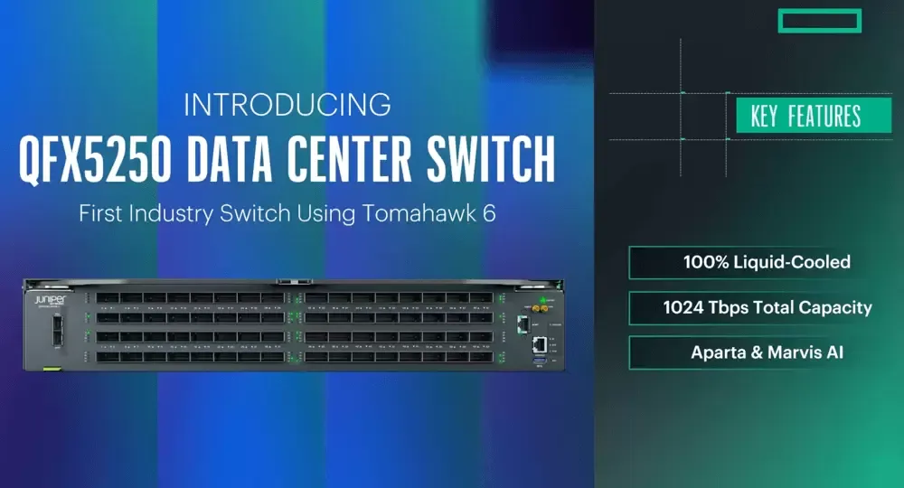 HPE Launches 102.4T AI Switch and 1.6T Edge Router After Juniper ...