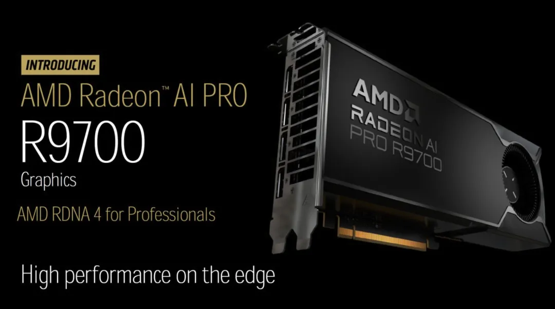 AMD Announces Radeon AI Pro R9700: A $1,299 Workstation GPU for Local ...
