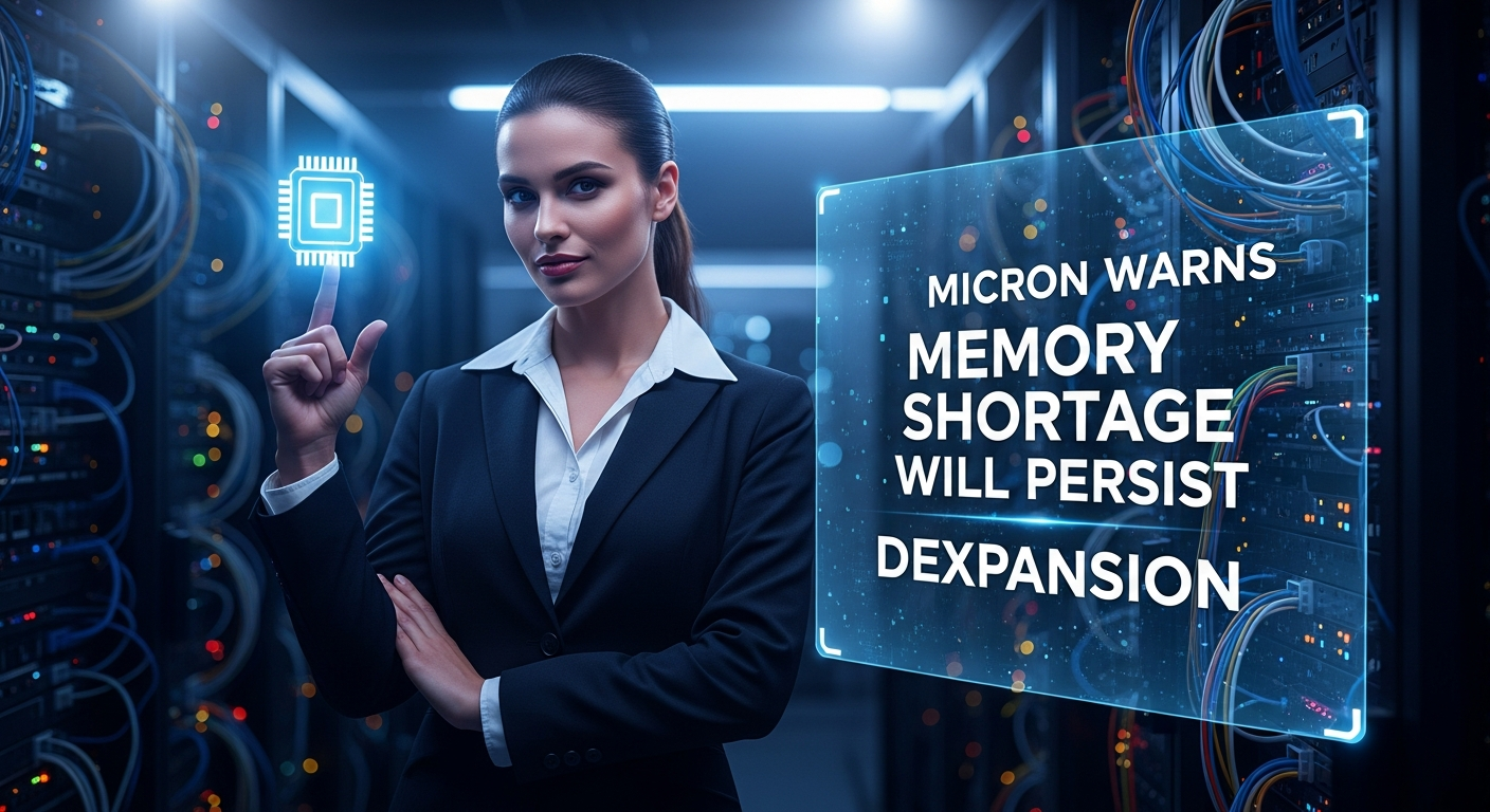 Micron Warns Memory Shortage Will Persist Despite Expansion · KAD