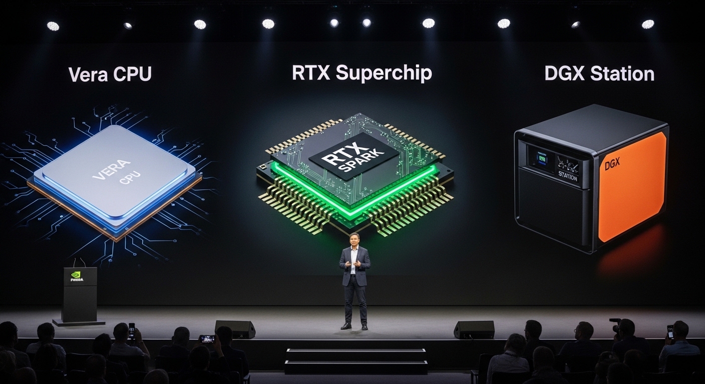 NVIDIA Vera CPU and RTX Spark Challenge Intel and AMD · KAD