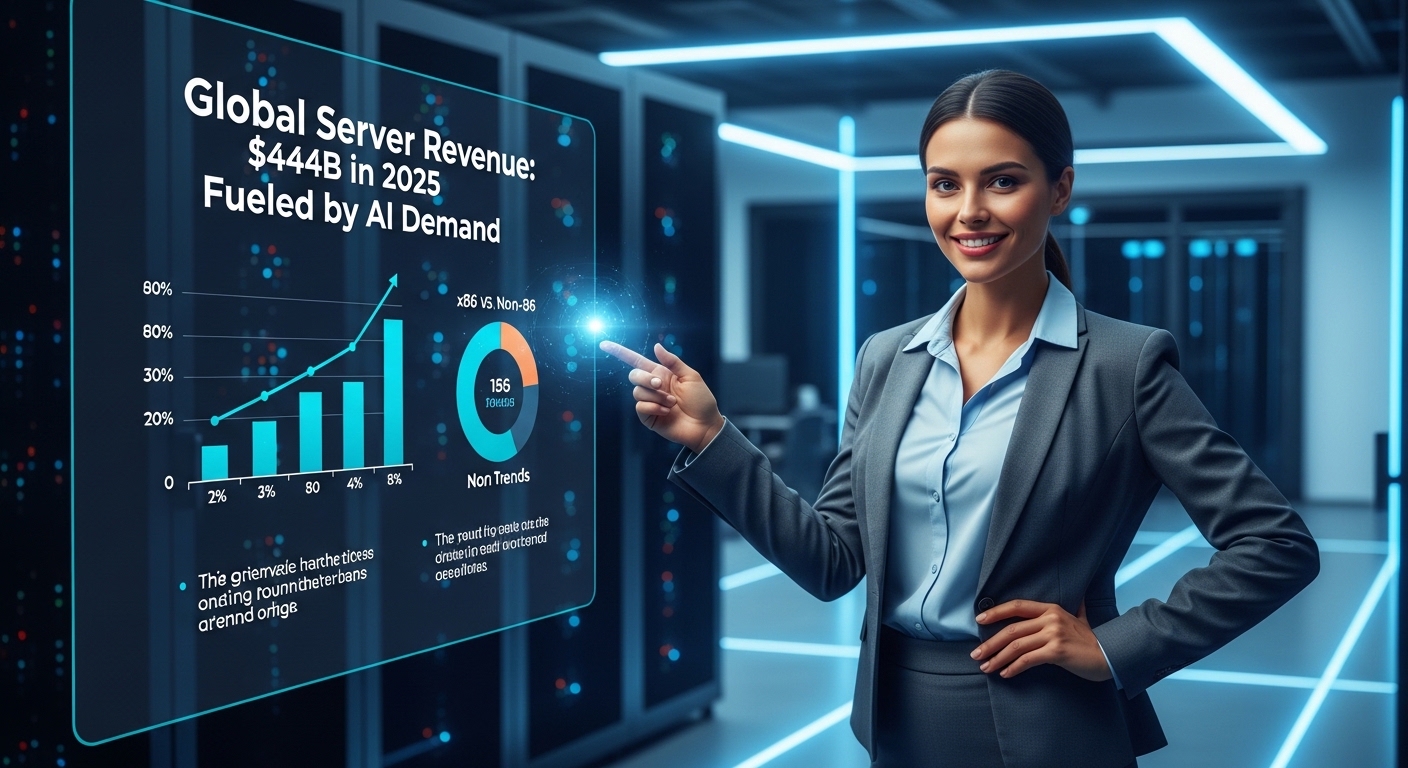2025 Server Market Hits $444B: AI Drives Explosive Growth · KAD